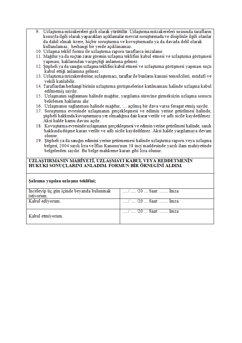 5271 sayılı ceza muhakemesi kanunu madde 253 ve 254 çerçevesinde ...