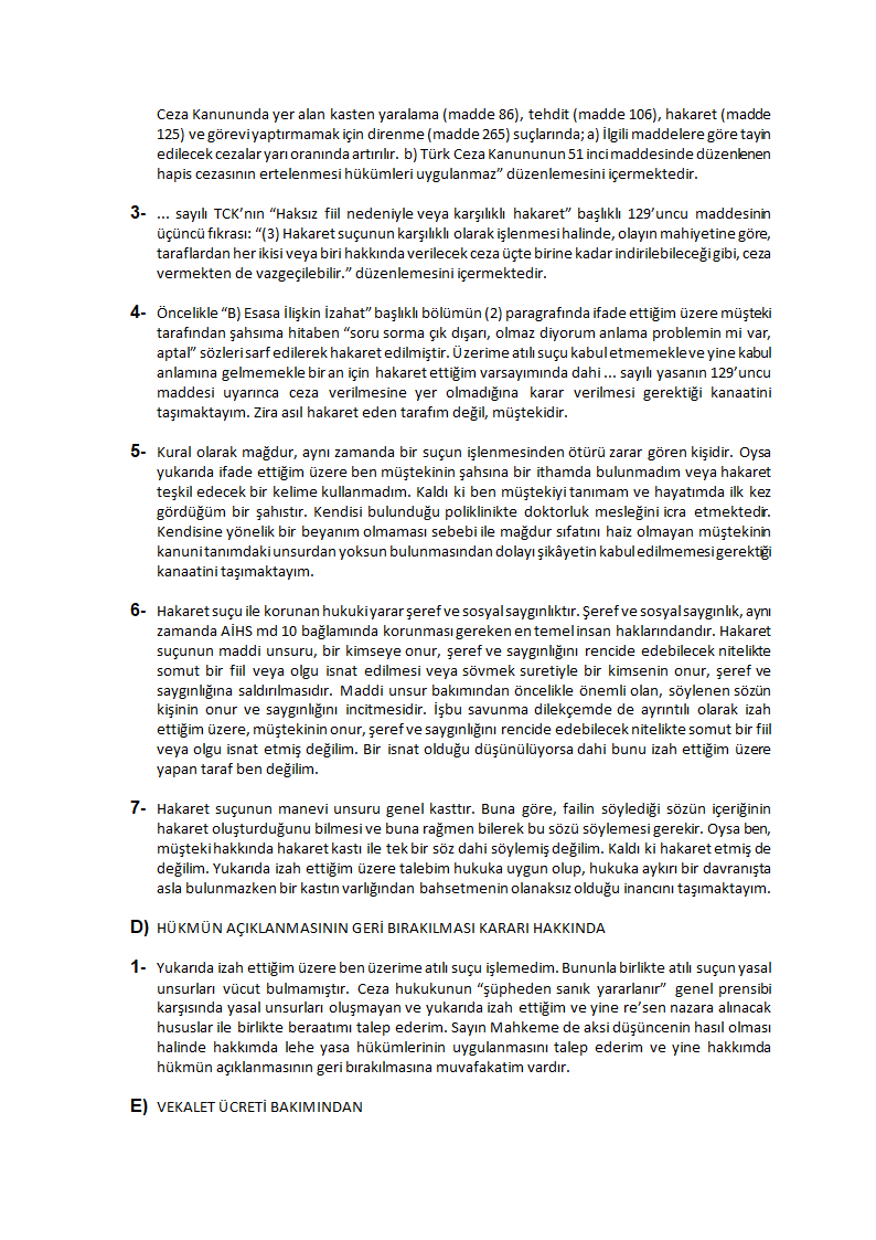 20. asliye ceza mahkemesi'nde sağlık hizmetleri genel kanunu'na muhalefet ve hakaret ...