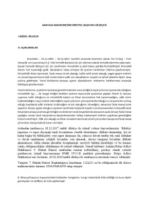 anayasa mahkemesi bireysel başvuru formunun doldurulması hakkında ayrıntılı rehber - aym başvuru ...
